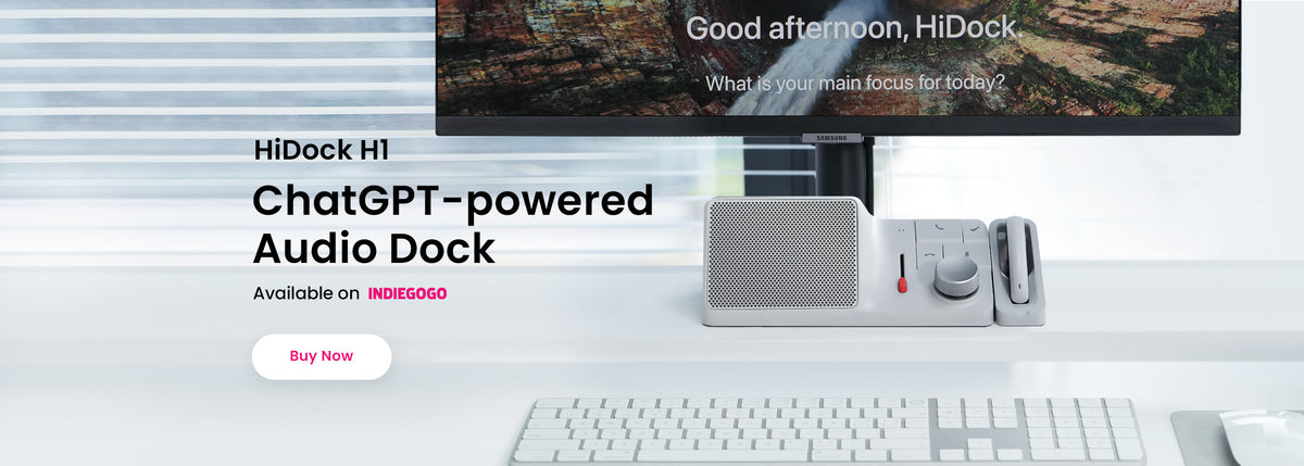 HiDock - ChatGPT Powered Audio Dock with AI Summary