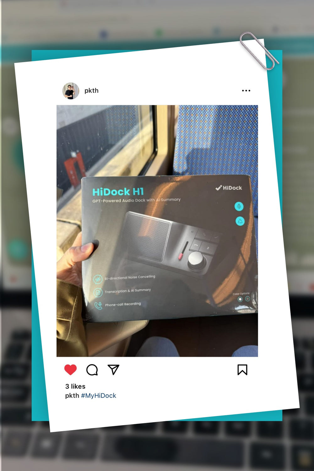 HiDock - ChatGPT Powered Audio Dock with AI Summary