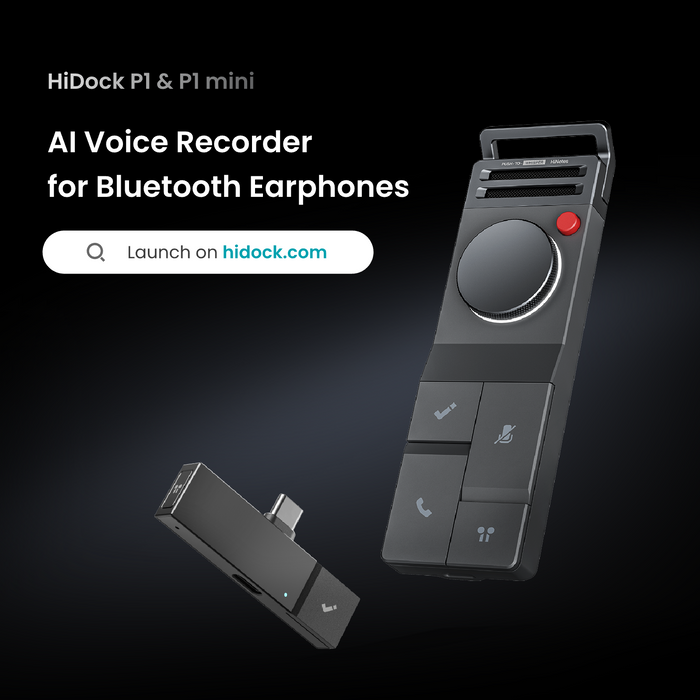 HiDock P1 AI Voice Recorder