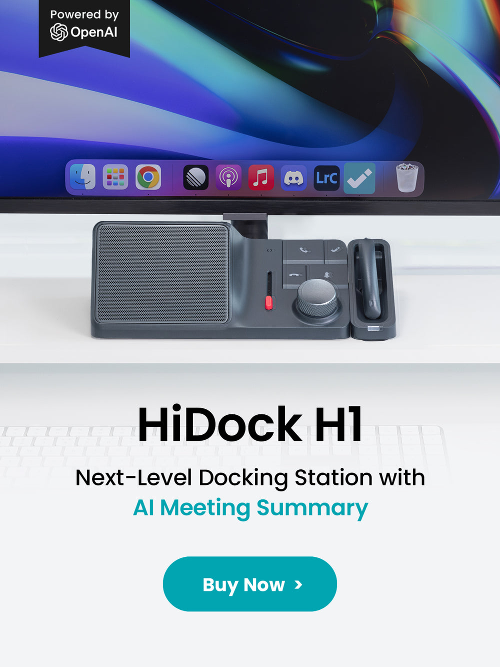 HiDock - ChatGPT Powered Audio Dock with AI Summary