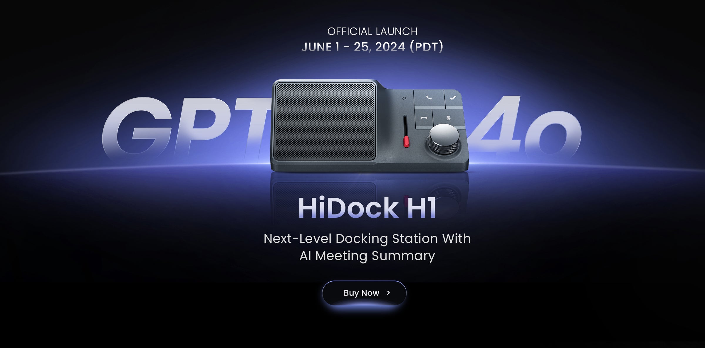 HiDock - ChatGPT Powered Audio Dock with AI Summary